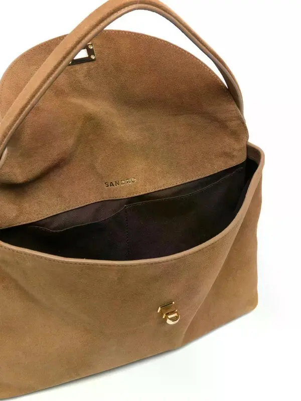 Sandro Le Grand Bazaar Suede Tote Bag