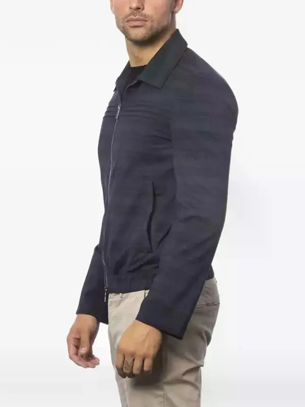 VERRI Ferri Plaid Zip-up Jacket