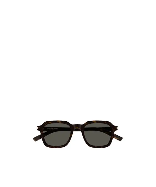 Saint Laurent Slim Rectangular Sunglasses - Black