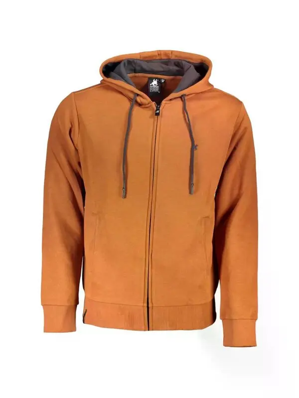 U.S. Grand Zip-up Kangaroo-pocket Hoodie