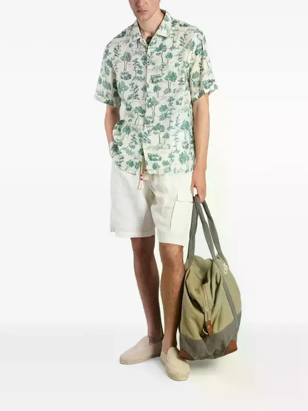 MC2 SAINT BARTH Graphic-print Short-sleeve Shirt