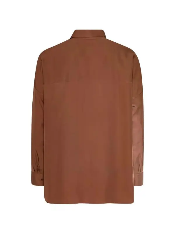 HOUSE OF THE VERY ISLANDS Parker Chest-pocket Shirt - Brown