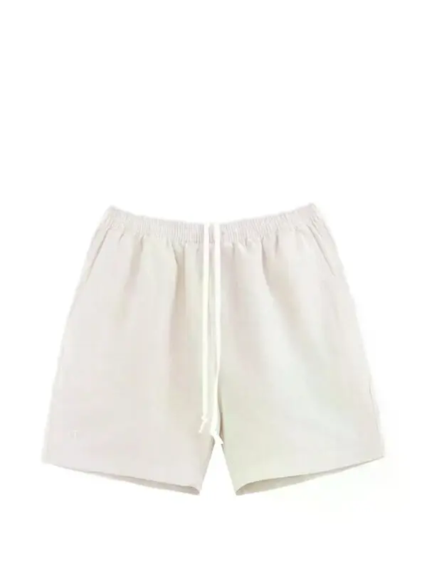 TRIBE AND TRUE Linen Drawstring Waist Shorts