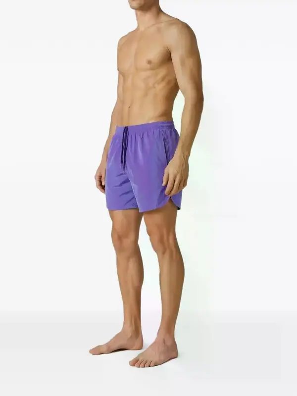 TRIBE AND TRUE Iridescent Drawstring Swim Shorts