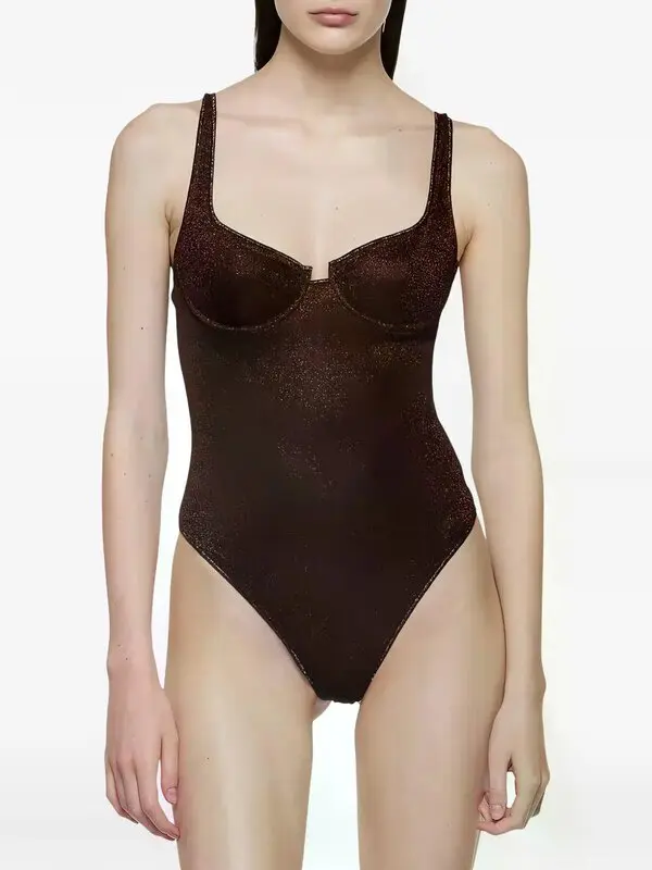 Oseree Glitter Effect Underwired Swimsuit