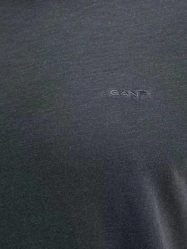 Gant Logo-embroidered T-shirt