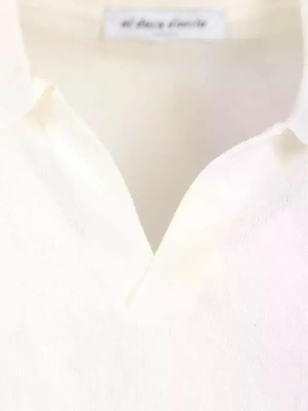 AL DUCA D’AOSTA 1902 Rice-stitch Cotton Polo Shirt