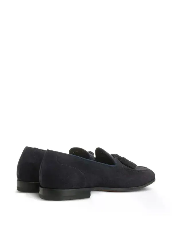 Al Duca D'aosta Suede Loafers With Tassel Detail