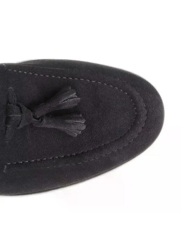 Al Duca D'aosta Suede Loafers With Tassel Detail