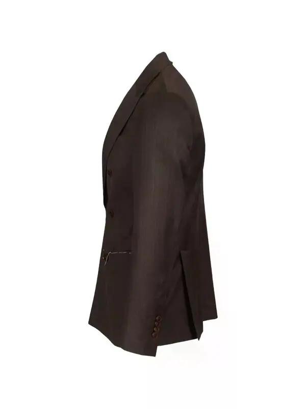 AL DUCA D’AOSTA 1902 Double-breasted Herringbone Suit