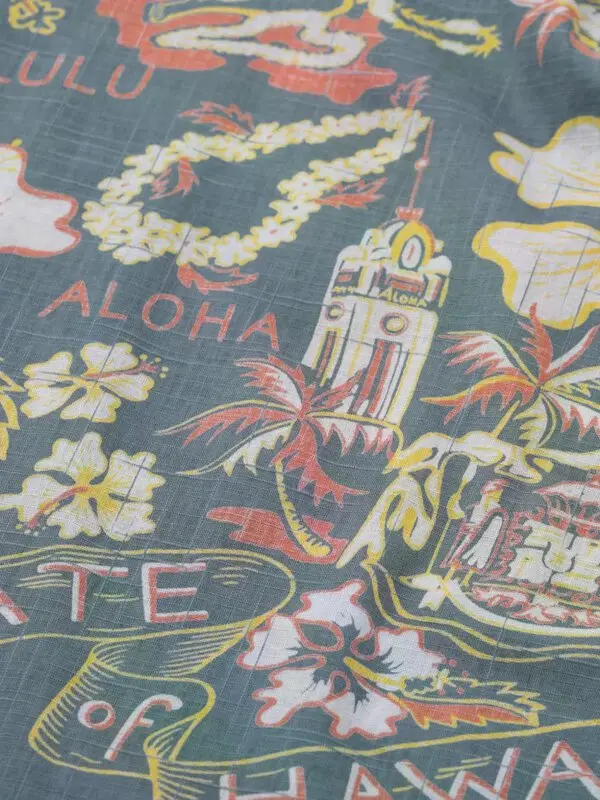 SUN SURF Graphic-print Short-sleeve Shirt