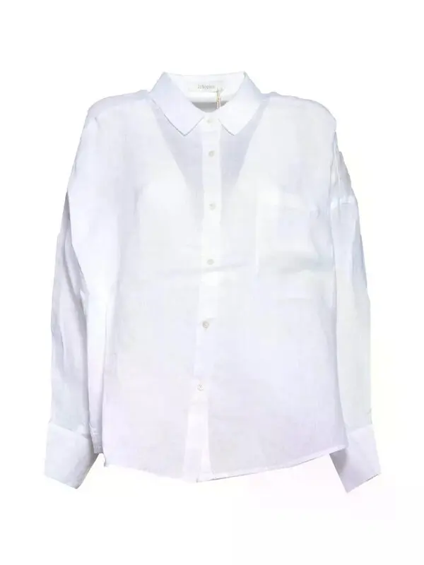 JCSOPHIE Leona Chest-pocket Shirt - White