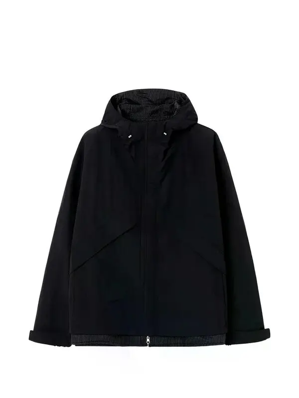 SOLID HOMME Zip-up Hooded Jacket
