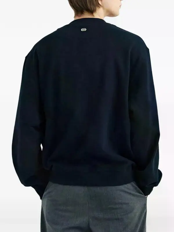 SOLID HOMME Button-detail Sweatshirt
