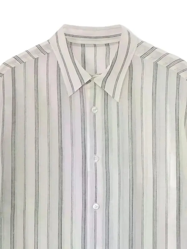 Yohji Yamamoto Striped Short-sleeve Shirt