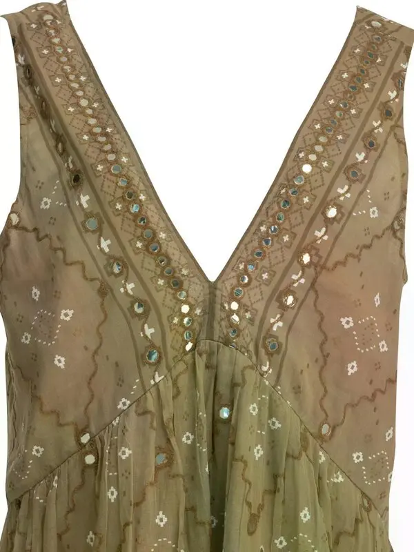 JULIET DUNN V-back Mini Dress