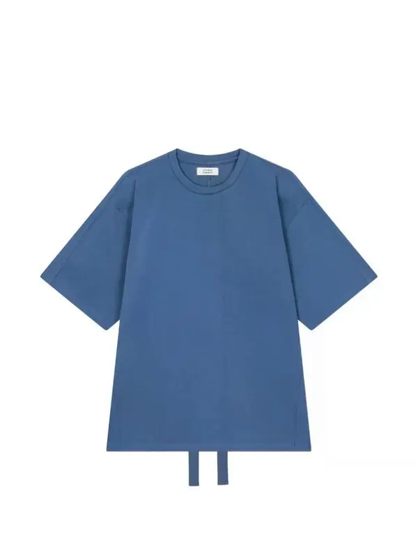 STUDIO TOMBOY Press-stud Strap T-shirt - Blue