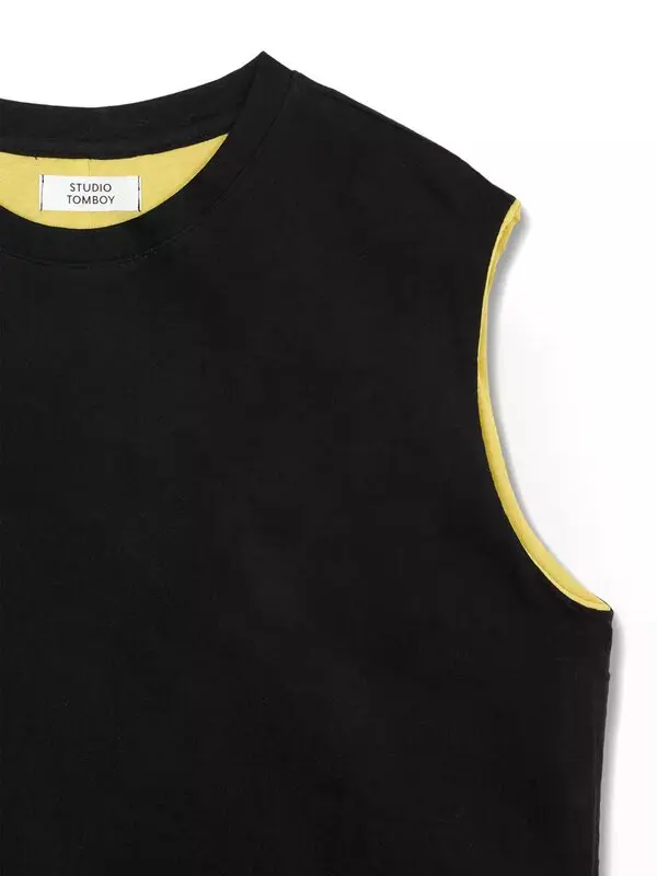 STUDIO TOMBOY Sleeveless Drawstring Detail Top