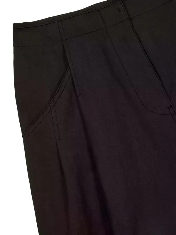 STUDIO TOMBOY Pleated Wide-leg Trousers