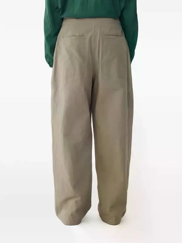 STUDIO TOMBOY Pleated Wide-leg Trousers