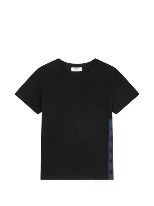 STUDIO TOMBOY Side-button T-shirt