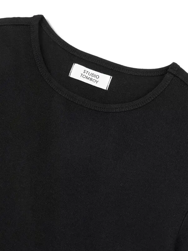 STUDIO TOMBOY Side-button T-shirt
