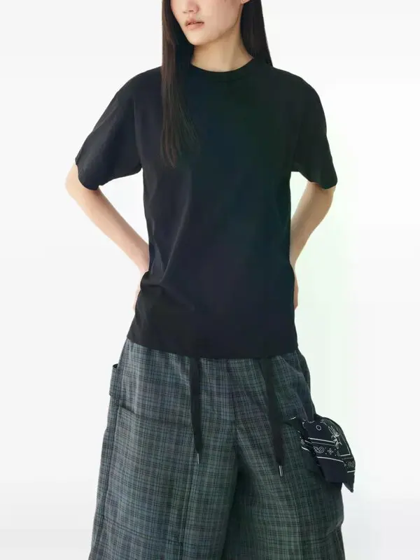 STUDIO TOMBOY Cut-out Drawstring T-shirt