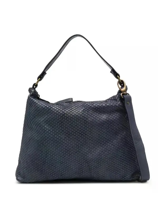 SOMMET Corda Scale-texture Shoulder Bag