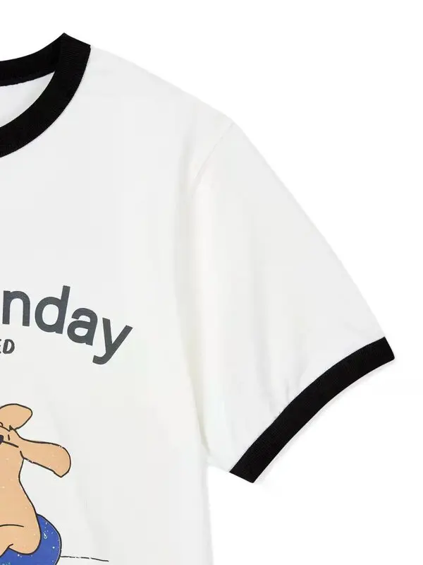 STUDIO TOMBOY Character Print Ringer T-shirt