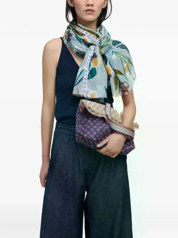 ÉPICE Kanpur Geometric Mesh Tote Bag