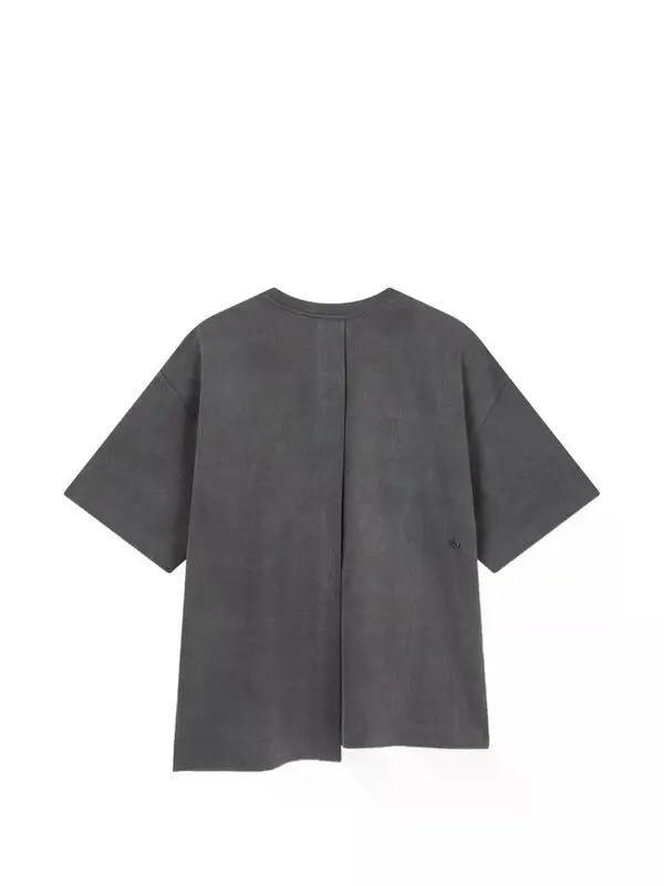 STUDIO TOMBOY Asymmetric Hem Panelled T-shirt