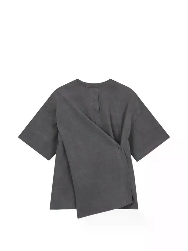 STUDIO TOMBOY Asymmetric Hem Panelled T-shirt