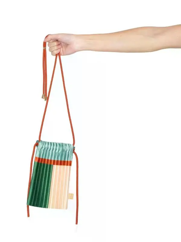 MULTITUDES BAGS Emerald Mini Pleated Tote Bag