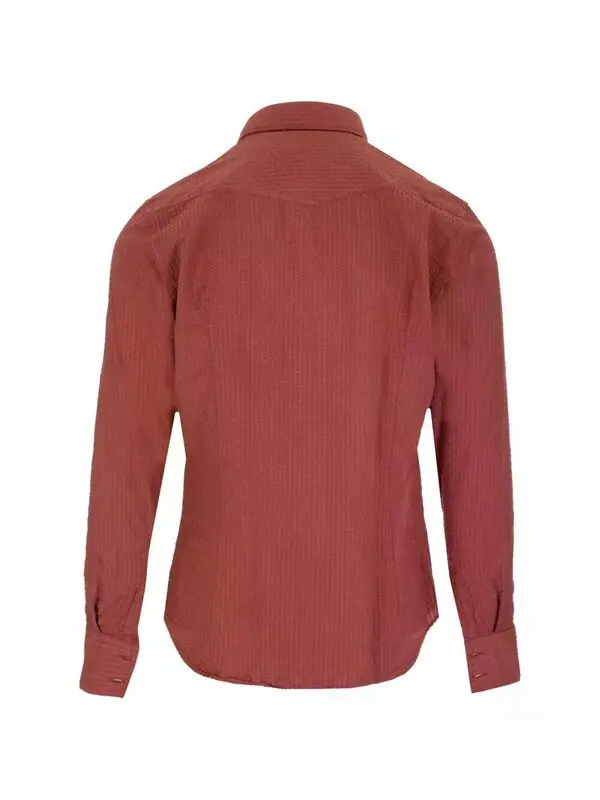 AL DUCA D’AOSTA 1902 Seersucker-cotton Shirt