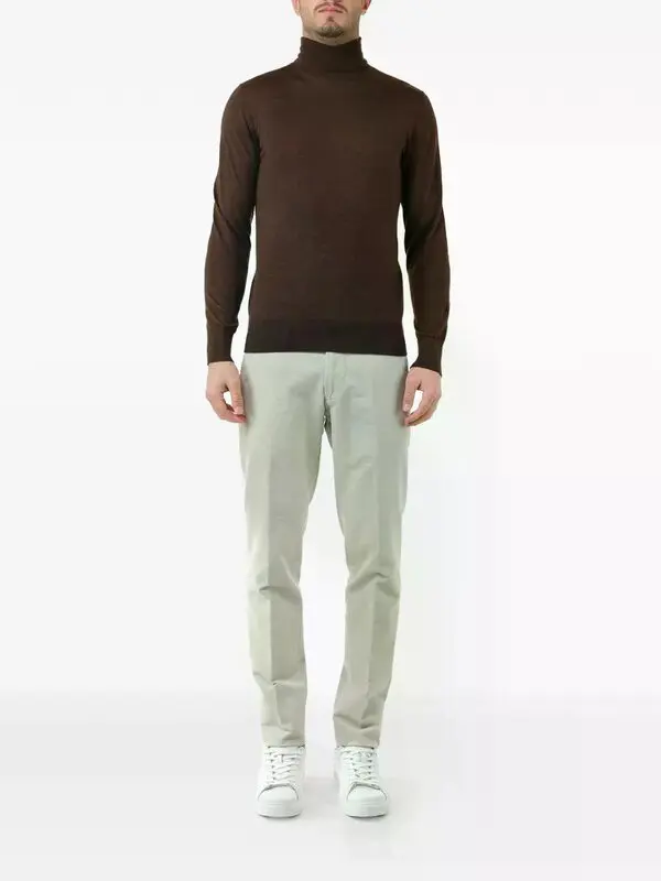 AL DUCA D’AOSTA 1902 Cashmere-blend Roll-neck Sweater - Brown
