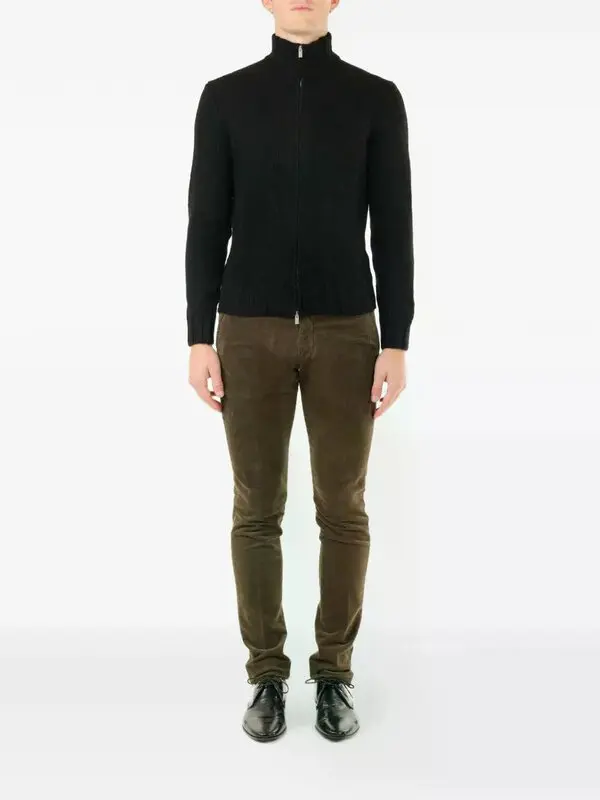 AL DUCA D’AOSTA 1902 Ribbed-trim Wool Cardigan