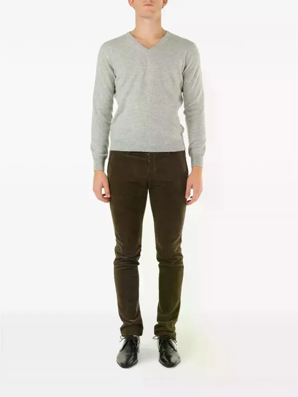 AL DUCA D’AOSTA 1902 Ribbed V-neck Sweater