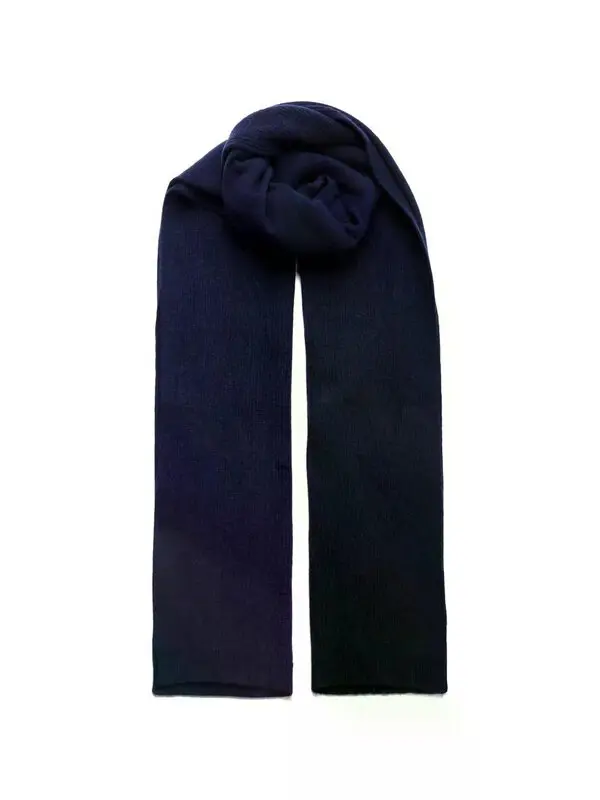 AL DUCA D’AOSTA 1902 Ribbed-knit Wool Scarf - Blue