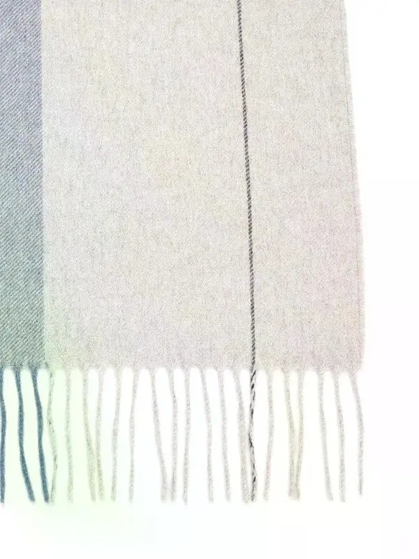 AL DUCA D’AOSTA 1902 Check-pattern Fringed-edge Scarf