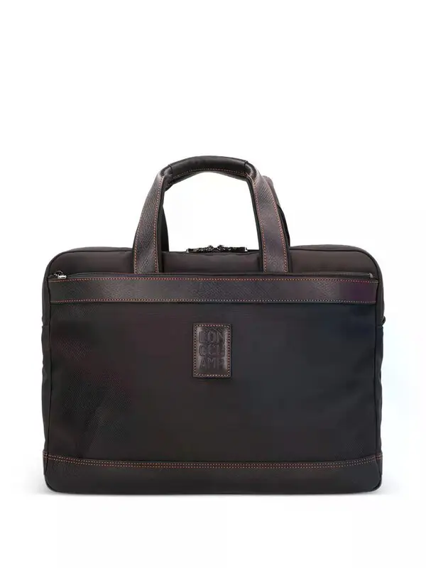 Longchamp L Boxford Leather-trim Briefcase