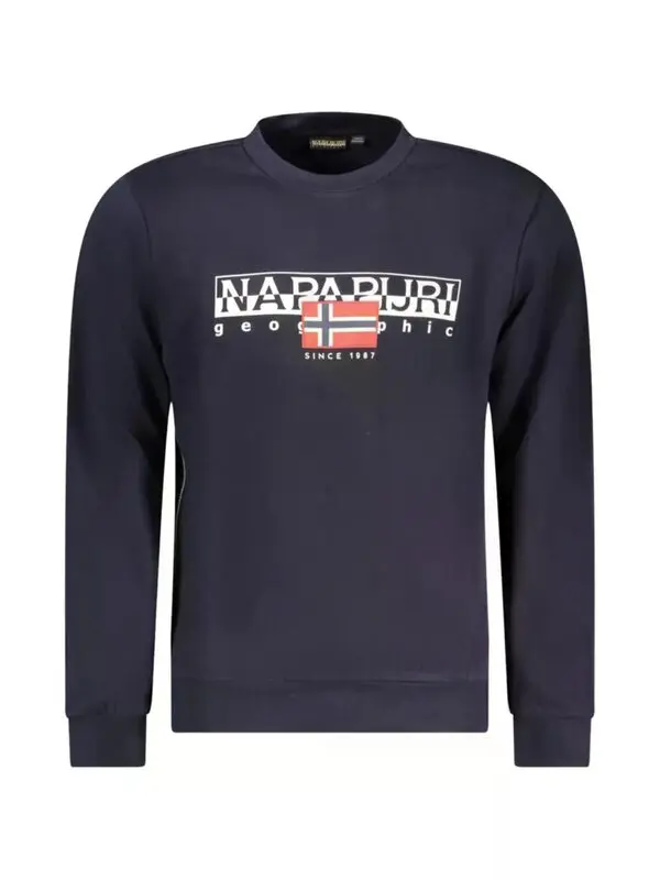NAPAPIJRI Logo Print Crew Neck Sweater