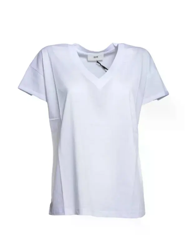 SOLOTRE Cotton V-neck T-shirt