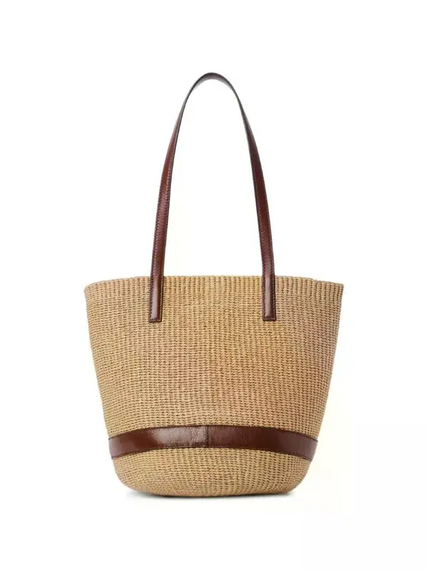 Chloé Logo Pendant Tote Bag - Neutrals