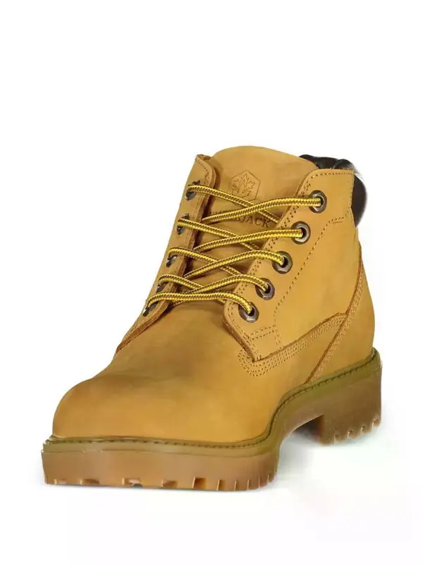 LUMBERJACK Calf Leather Lace-up Lug Sole Hiking Boots