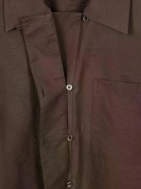 STUDIO TOMBOY Oversized Crinkled Texture Shirt