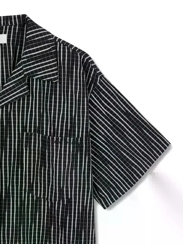 STUDIO TOMBOY Seersucker Camp Collar Shirt