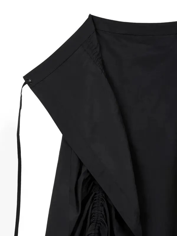 STUDIO TOMBOY Ruched Midi Wrap Skirt