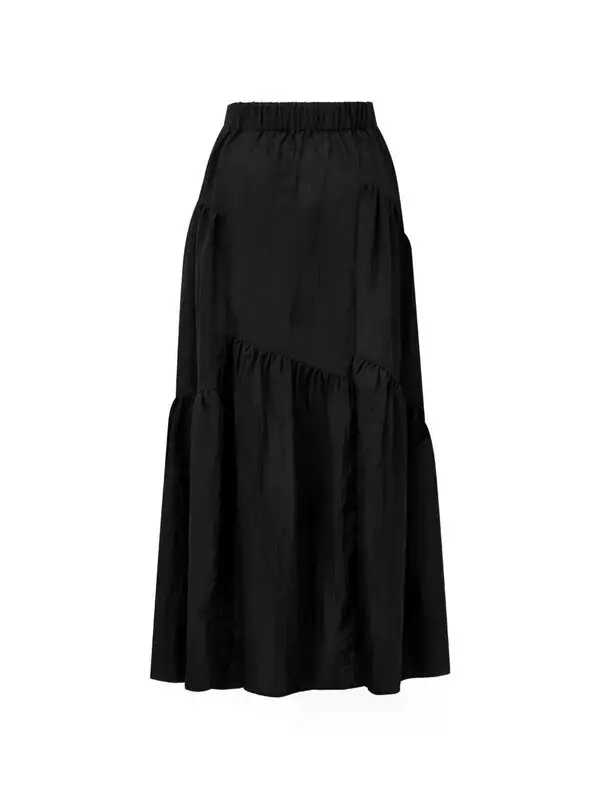 STUDIO TOMBOY Asymmetrical Tiered A-line Maxi Skirt