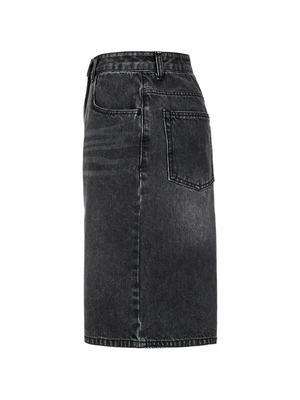 STUDIO TOMBOY Faded Effect Knee-length Denim Shorts