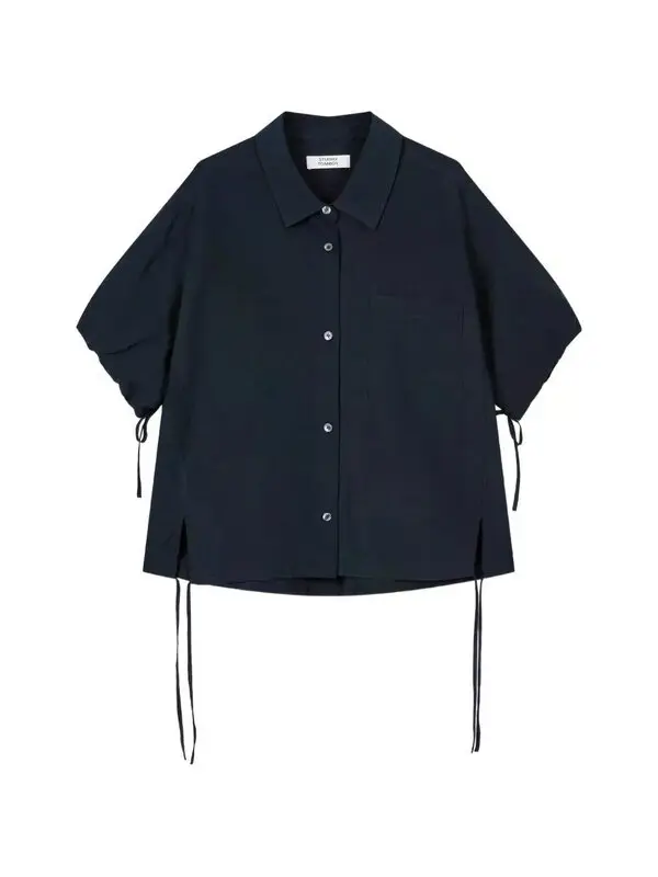STUDIO TOMBOY Dark Navy Balloon Sleeve Shirt